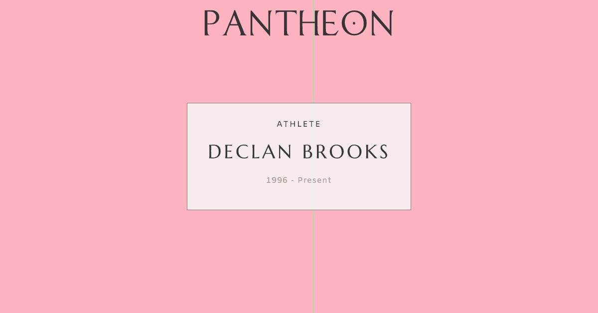 Declan Brooks Biography | Pantheon