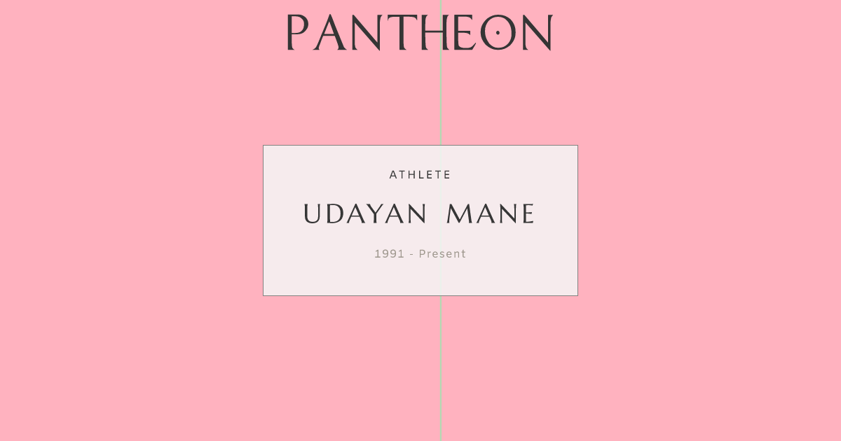 Udayan Mane Biography | Pantheon