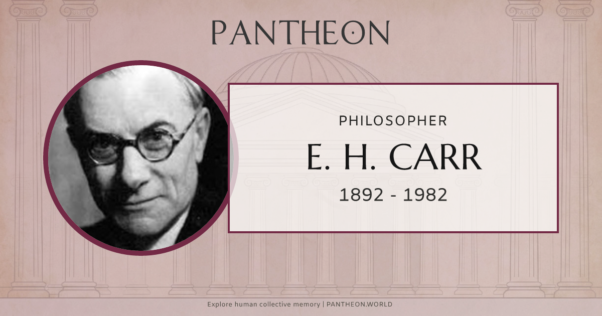 E. H. Carr Biography | Pantheon