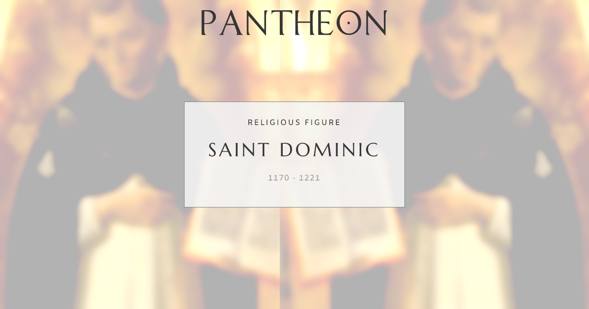 Saint Dominic Biography | Pantheon