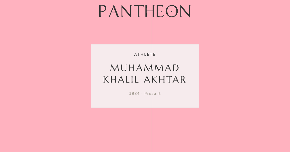 Muhammad Khalil Akhtar Biography | Pantheon