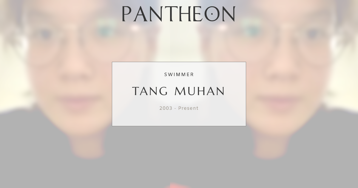 Tang Muhan Biography | Pantheon