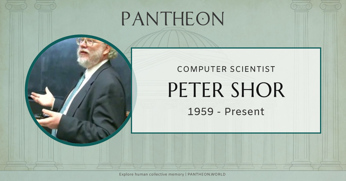 Peter Shor Biography | Pantheon