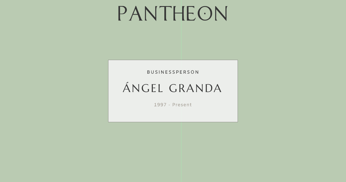Ángel Granda Biography | Pantheon
