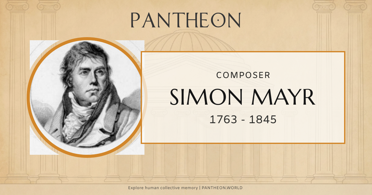 Simon Mayr Biography | Pantheon