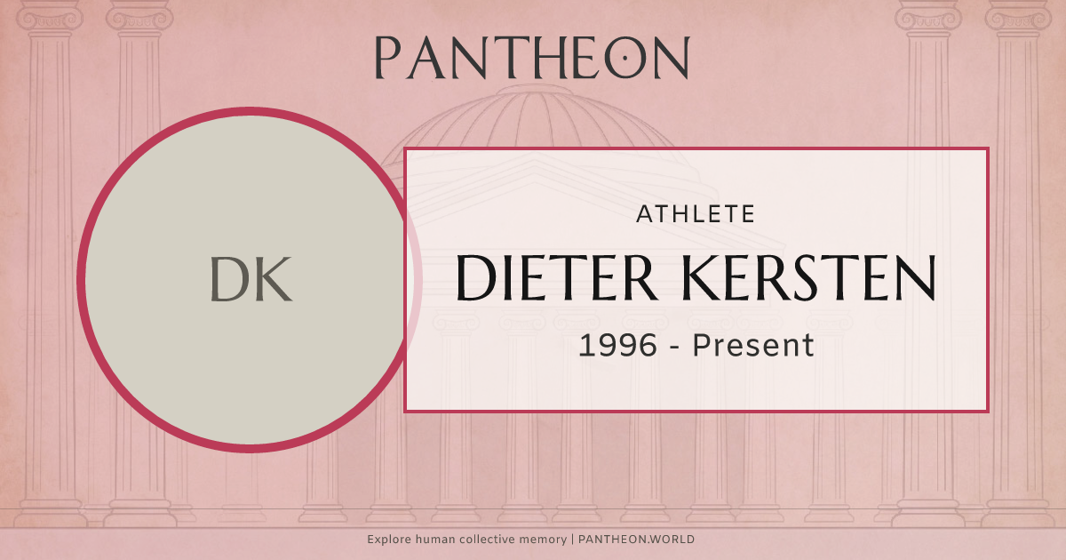 Dieter Kersten Biography | Pantheon