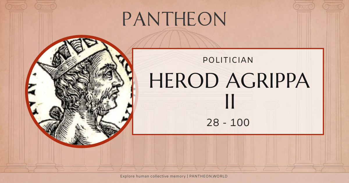 Herod Agrippa II Biography | Pantheon