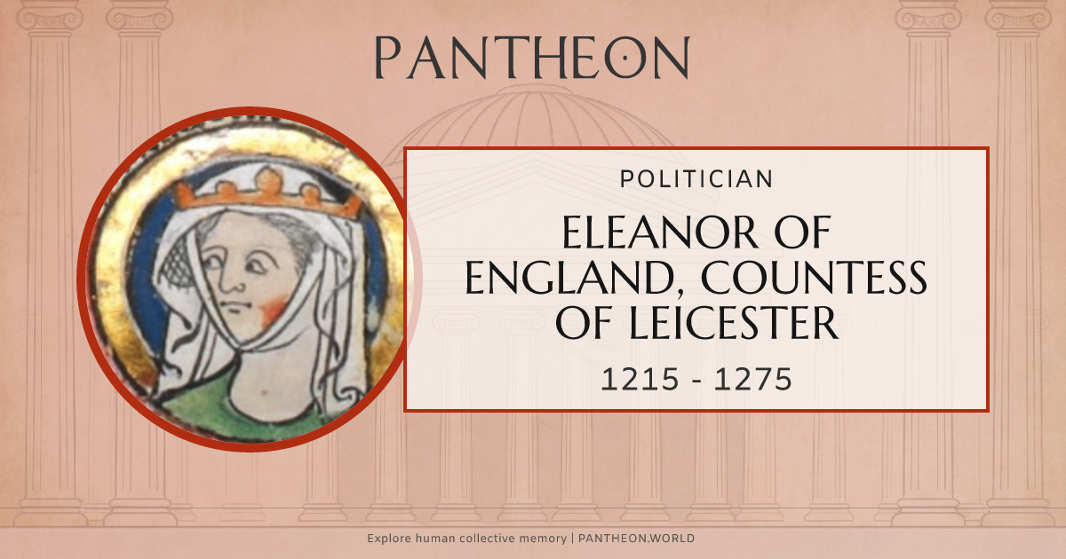 Eleanor of England, Countess of Leicester Biography | Pantheon