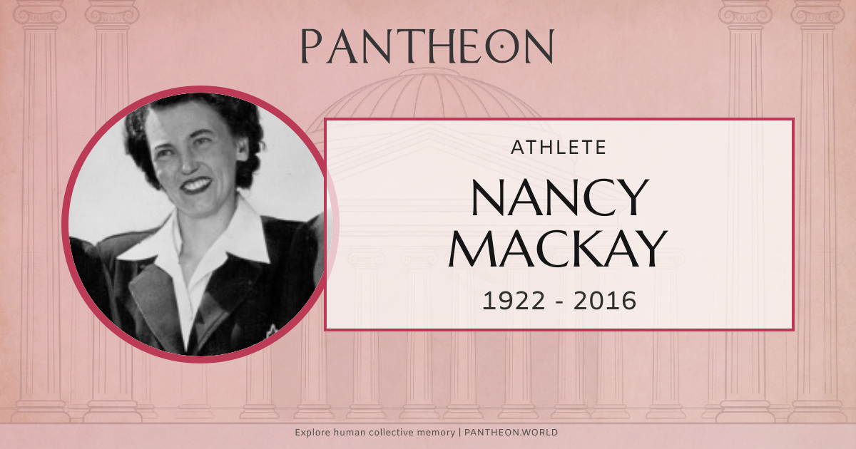 Nancy Mackay Biography | Pantheon