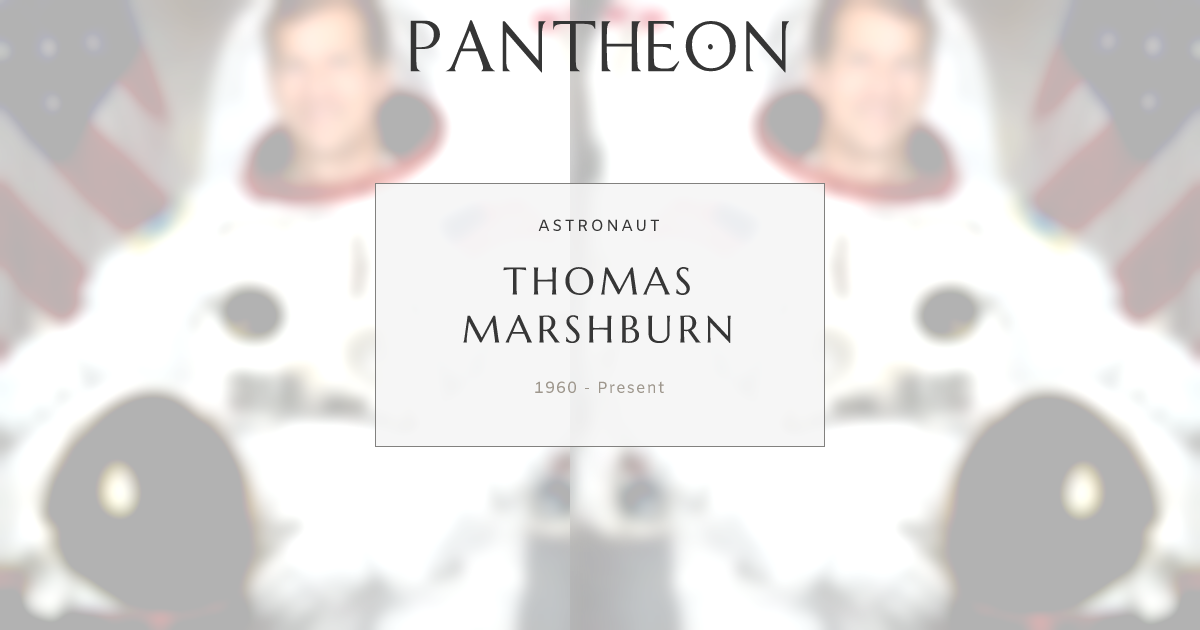 Thomas Marshburn Biography | Pantheon