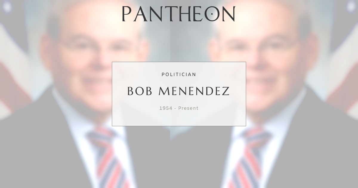 Bob Menendez Biography | Pantheon