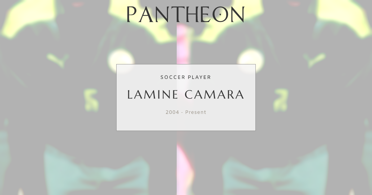 Lamine Camara Biography | Pantheon