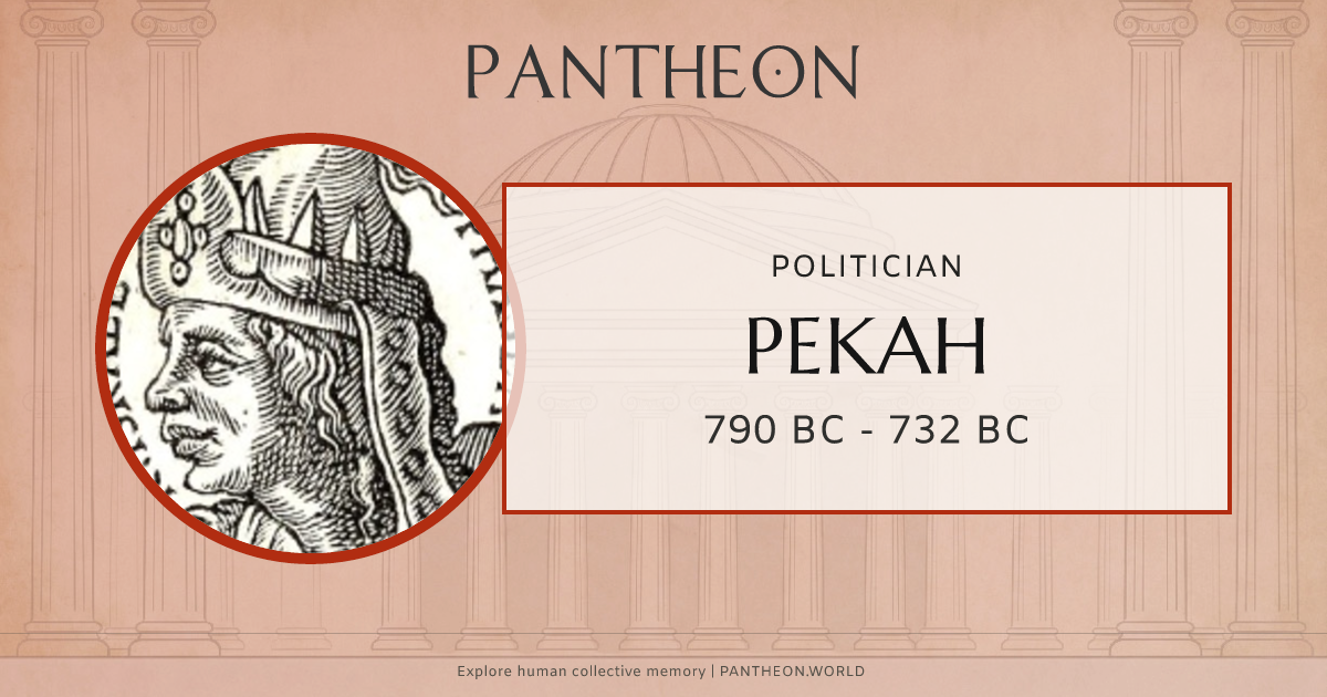 Pekah Biography | Pantheon