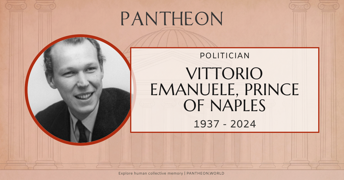 Vittorio Emanuele, Prince of Naples Biography | Pantheon