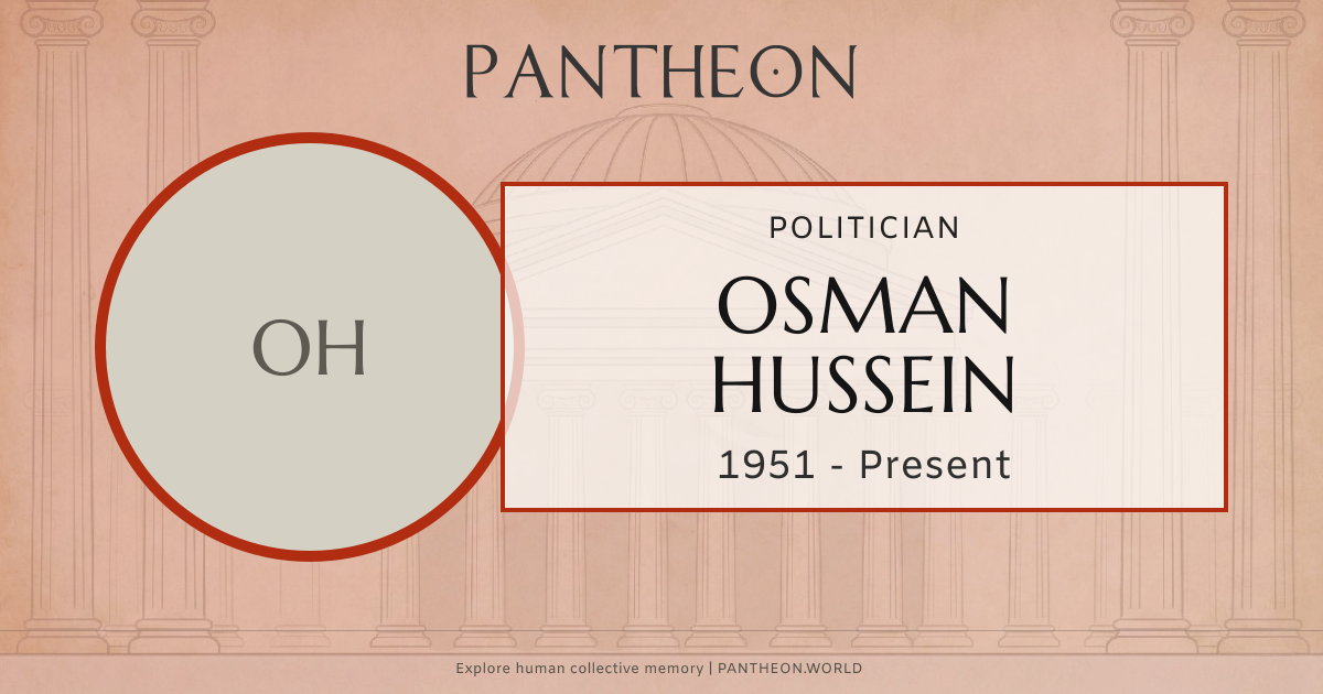 Osman Hussein Biography | Pantheon