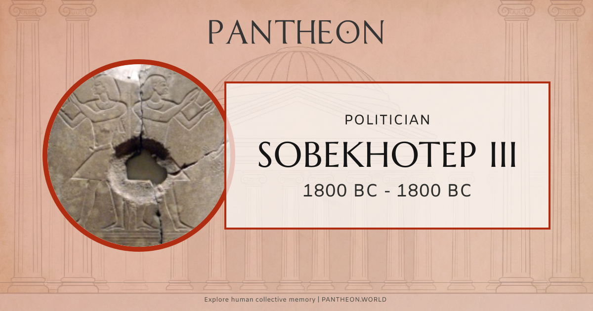 Sobekhotep III Biography | Pantheon