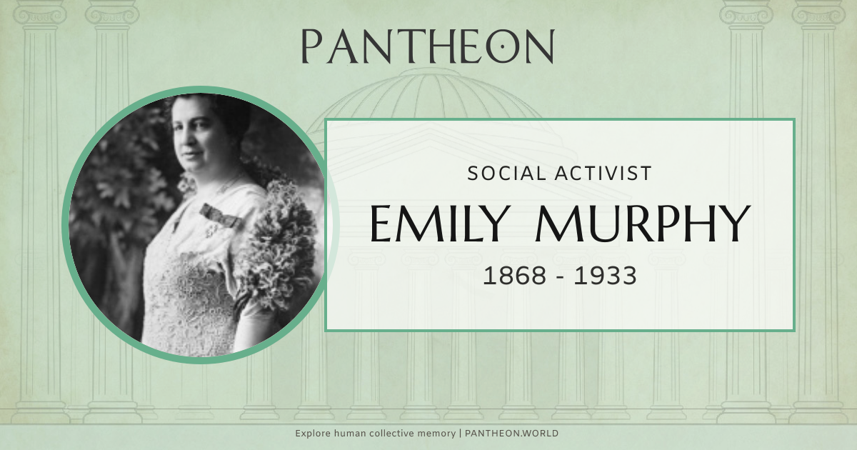 Emily Murphy Biography | Pantheon