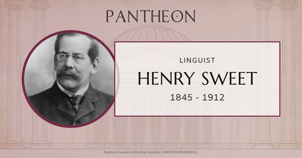 Henry Sweet Biography | Pantheon