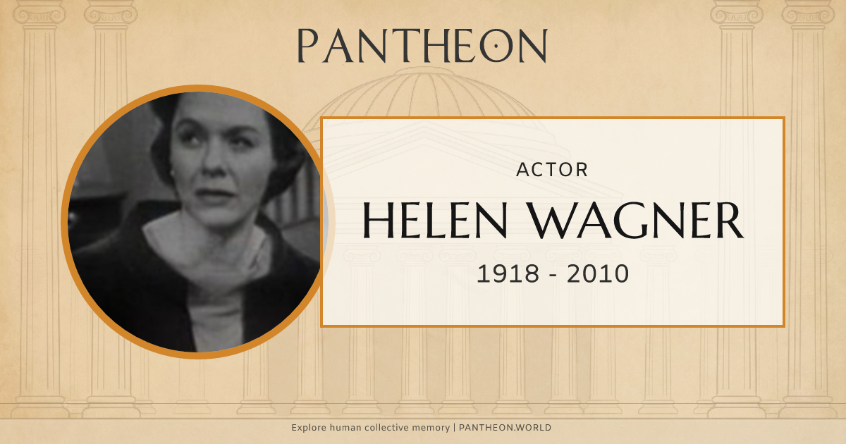 Helen Wagner Biography | Pantheon