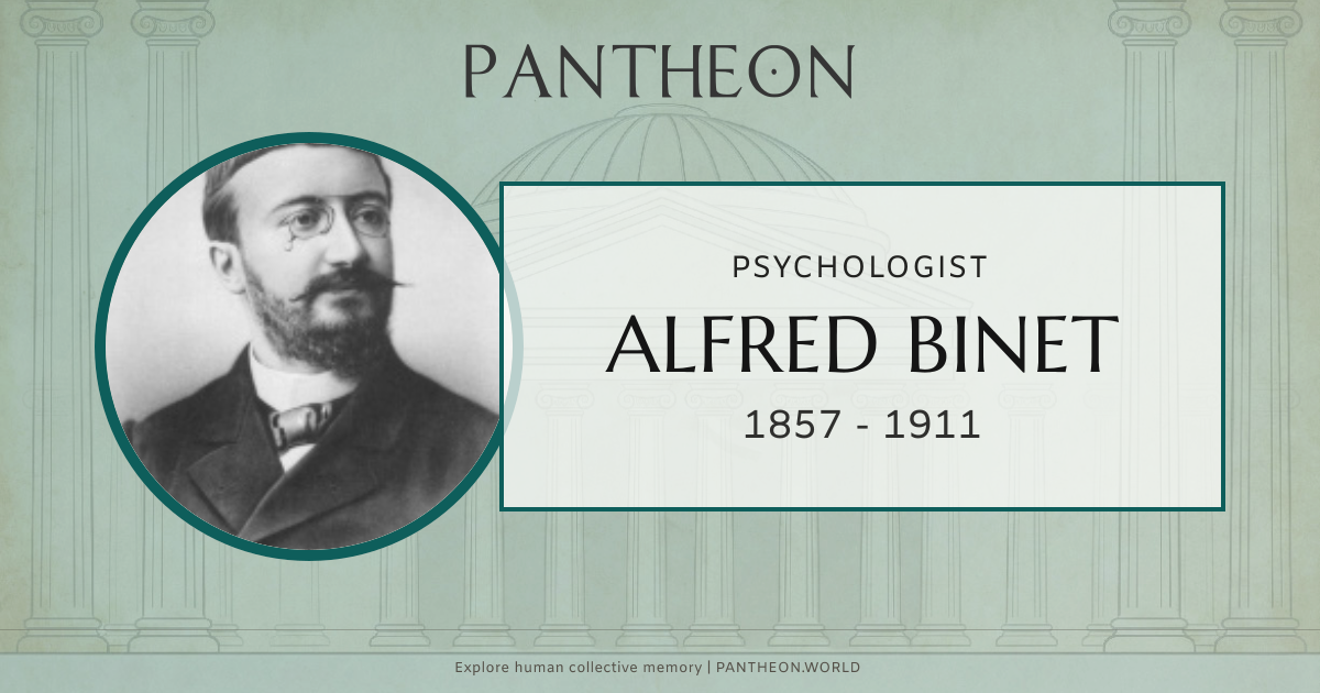 Alfred Binet Biography | Pantheon
