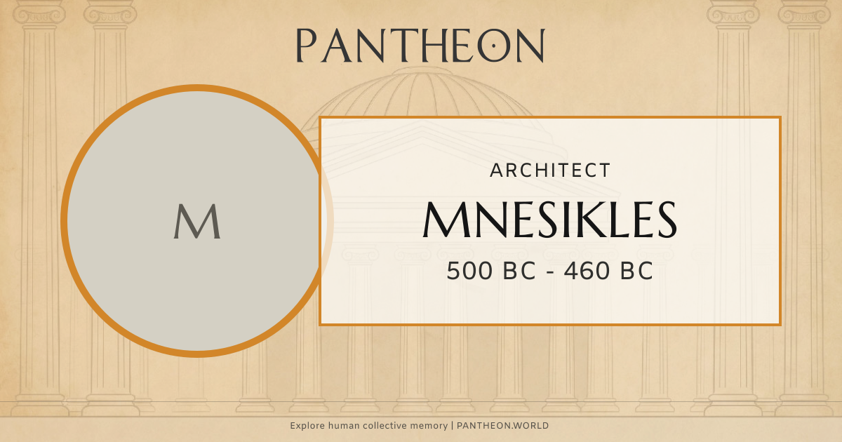Mnesikles Biography | Pantheon