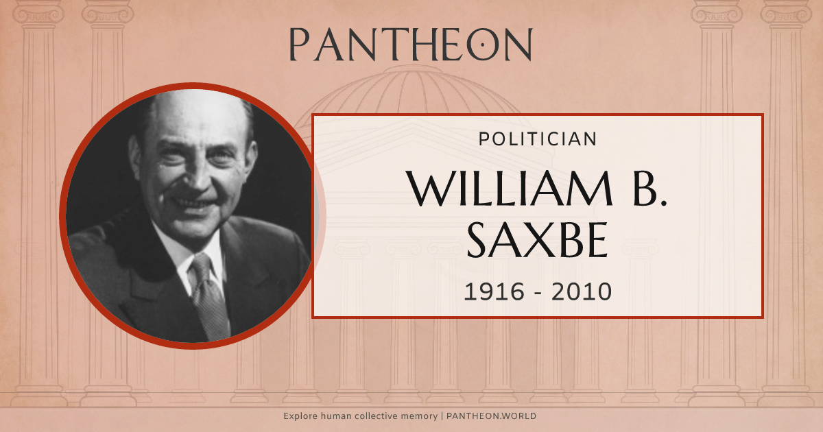 William B. Saxbe Biography | Pantheon