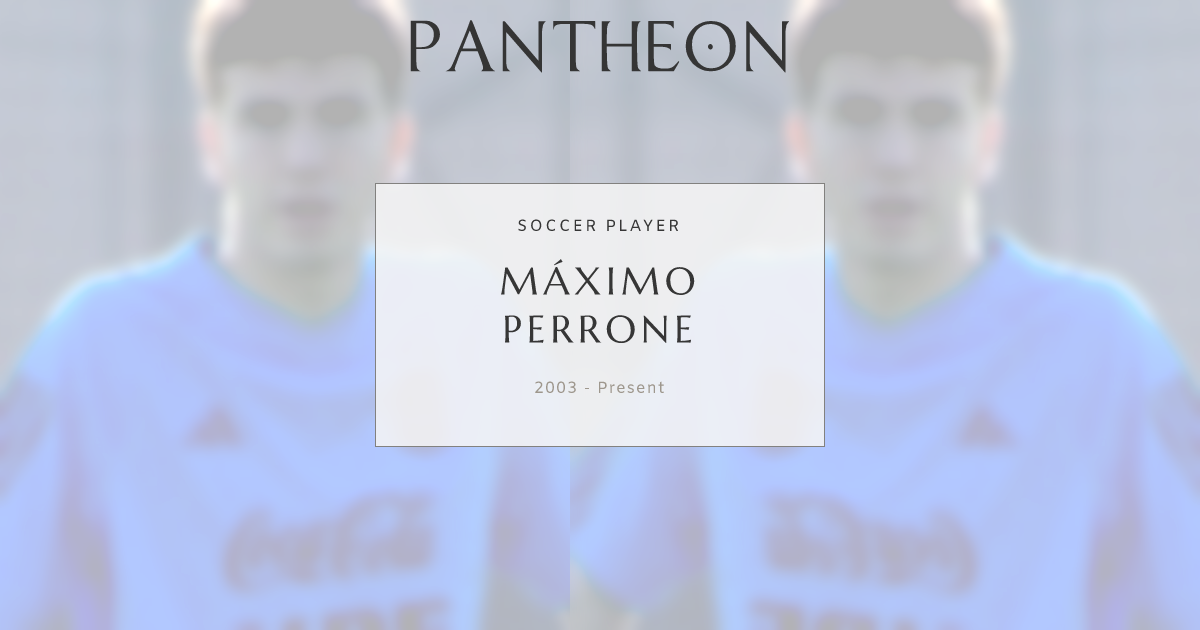 Máximo Perrone Biography | Pantheon