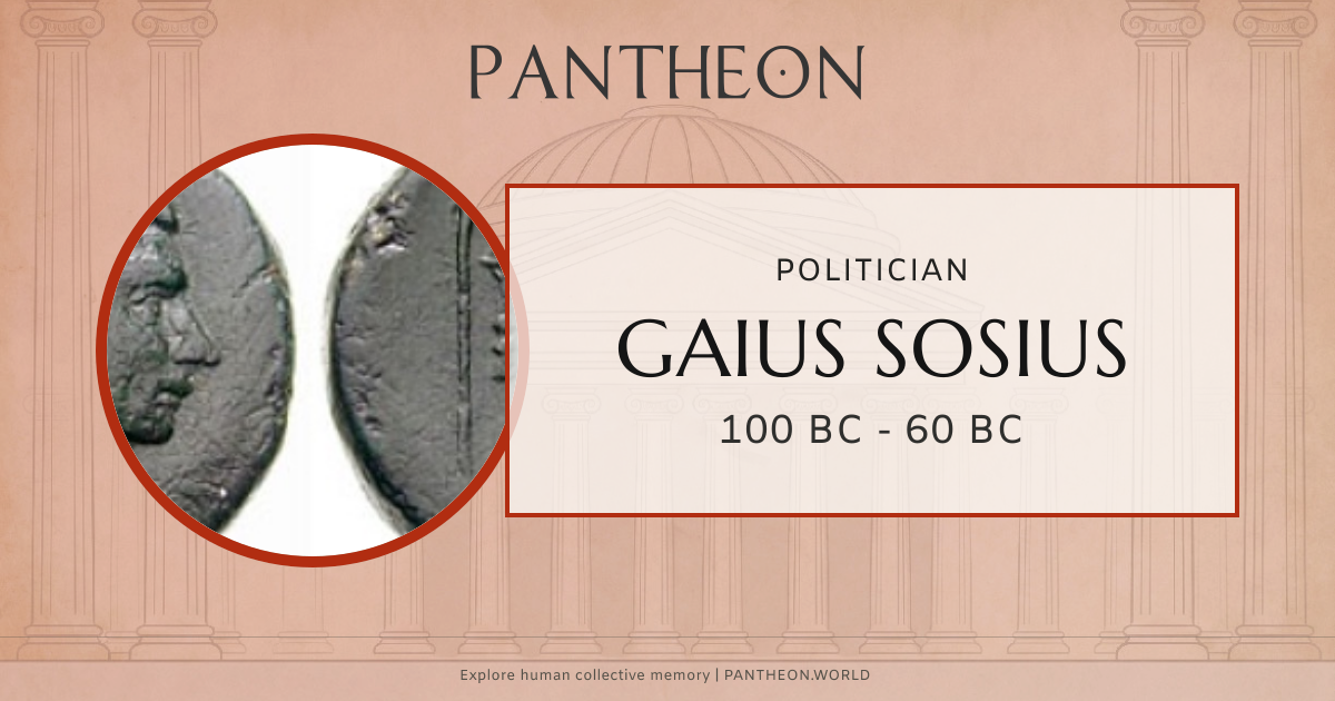Gaius Sosius Biography | Pantheon