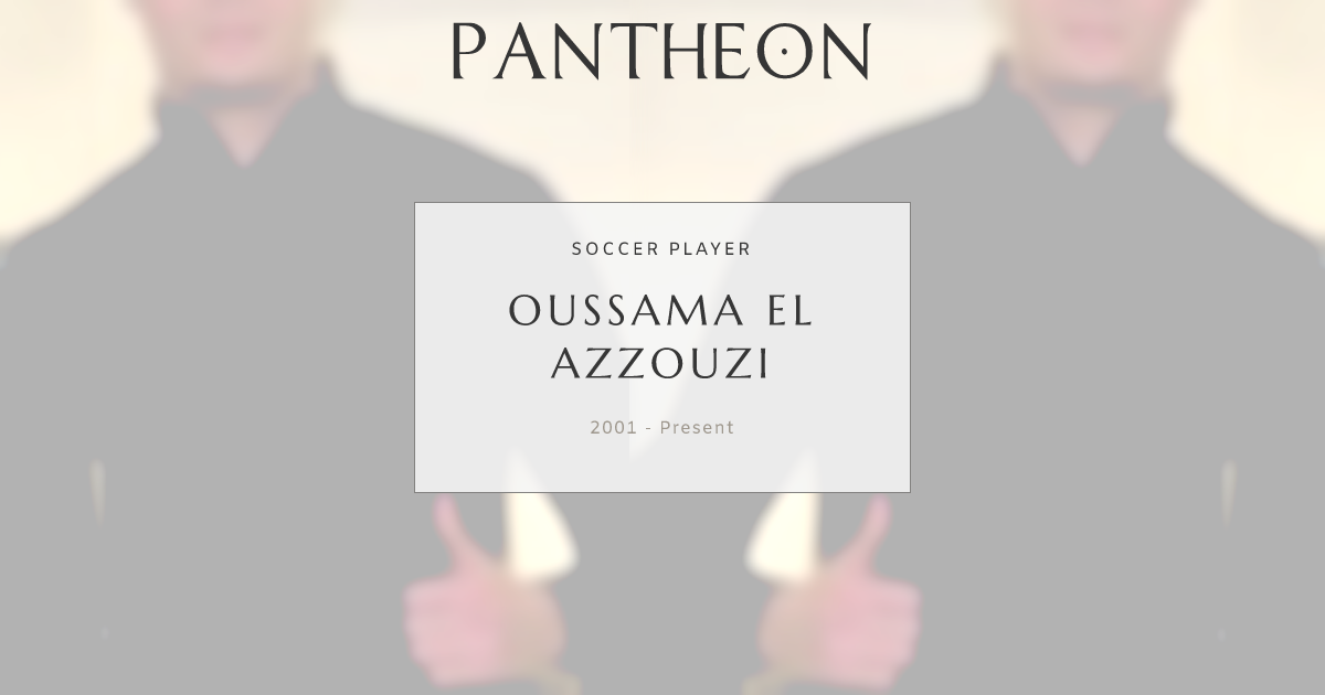 Oussama El Azzouzi Biography | Pantheon