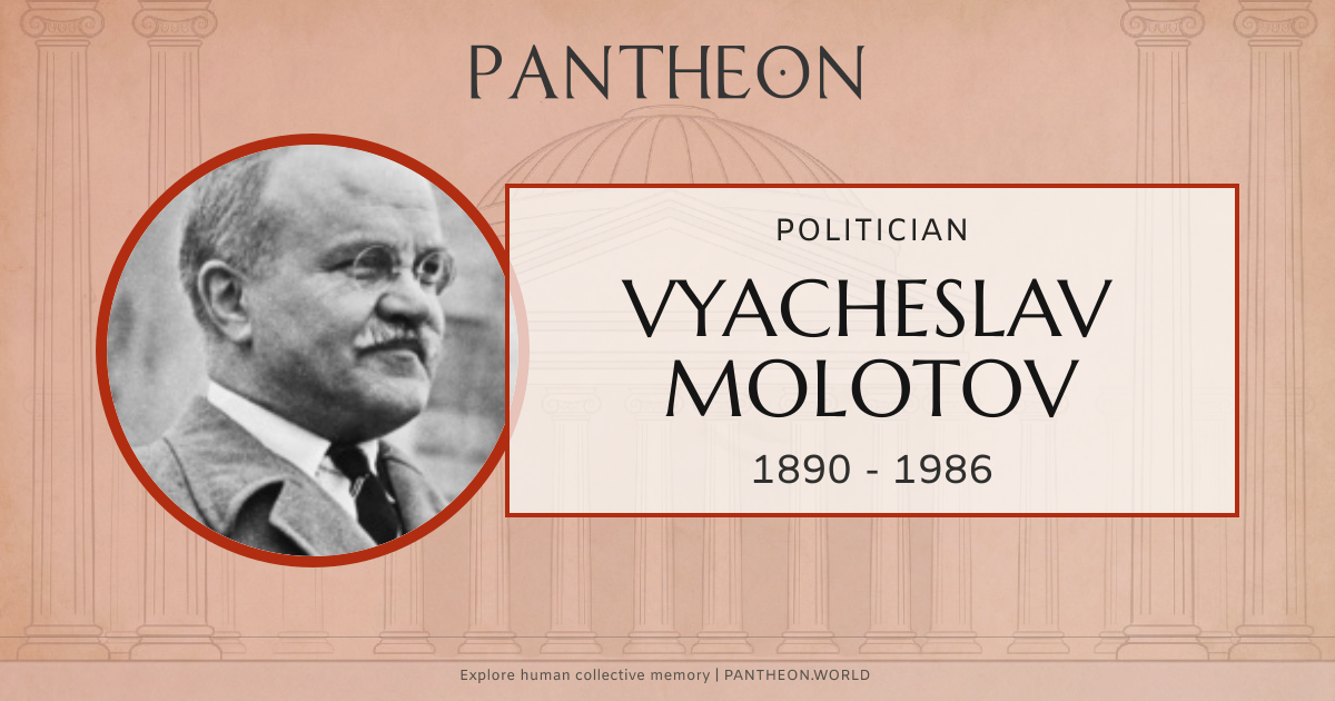 Vyacheslav Molotov Biography | Pantheon