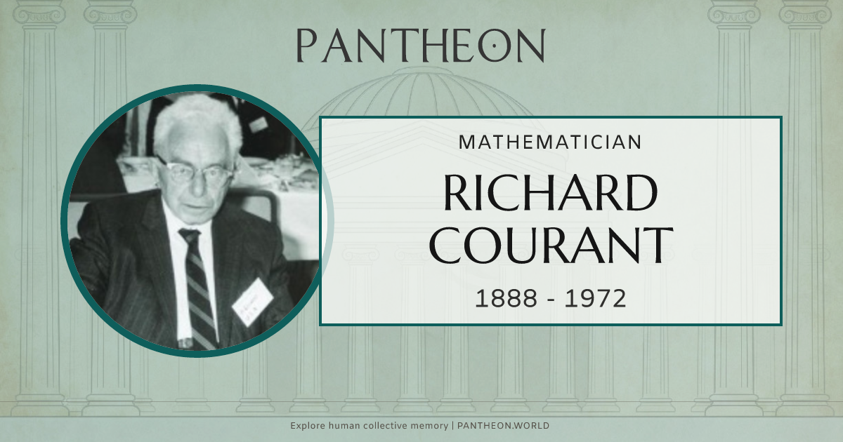 Richard Courant Biography | Pantheon
