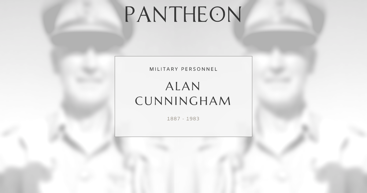 Alan Cunningham Biography | Pantheon