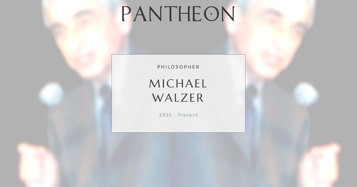 Michael Walzer Biography | Pantheon