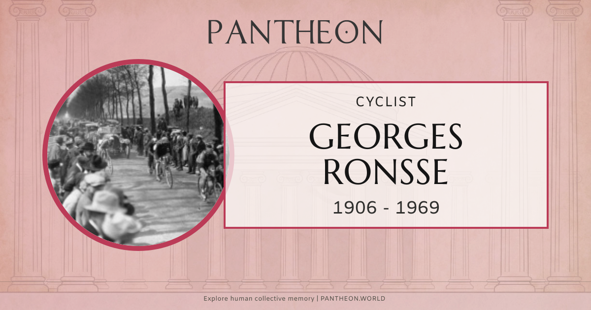 Georges Ronsse Biography | Pantheon