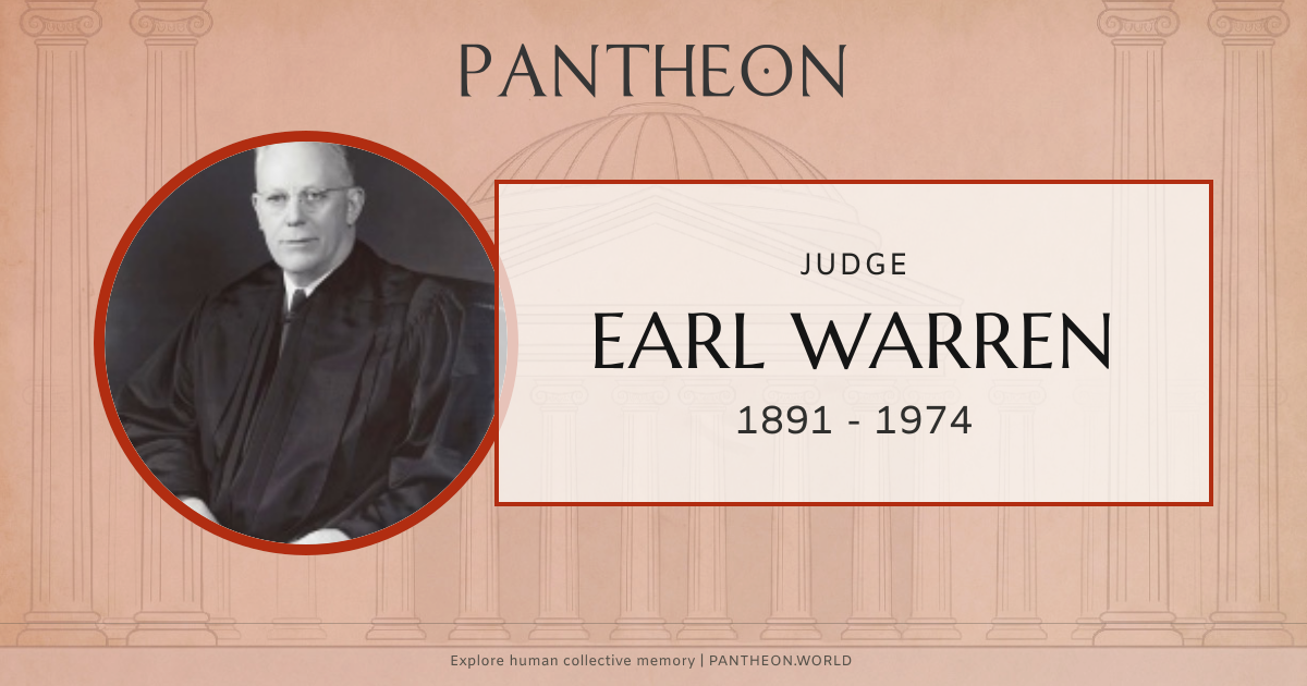 Earl Warren Biography | Pantheon