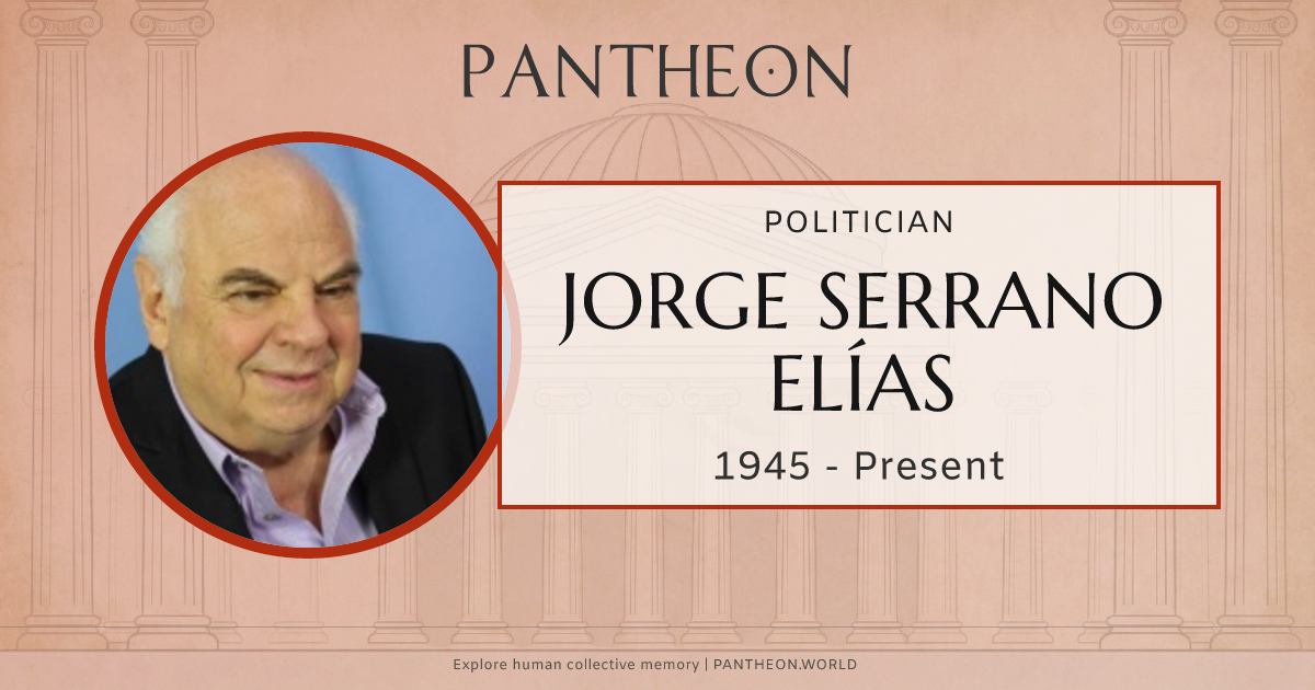 Jorge Serrano Elías Biography | Pantheon
