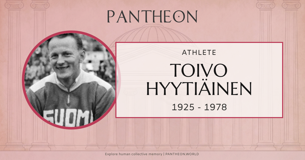 Toivo Hyytiäinen Biography | Pantheon