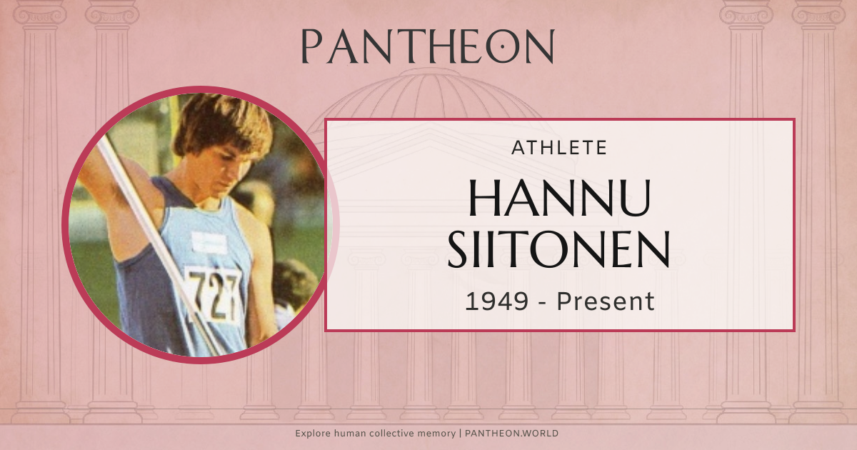 Hannu Siitonen Biography | Pantheon