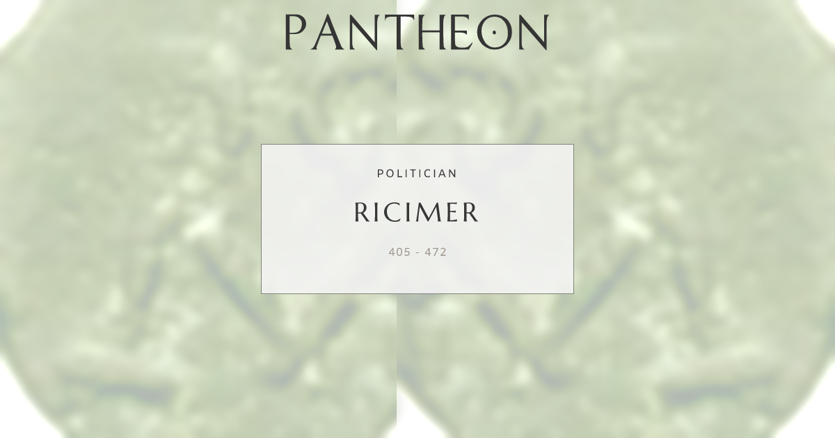 Ricimer Biography | Pantheon