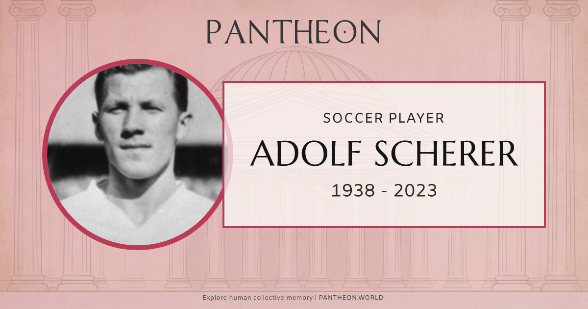 Adolf Scherer Biography | Pantheon