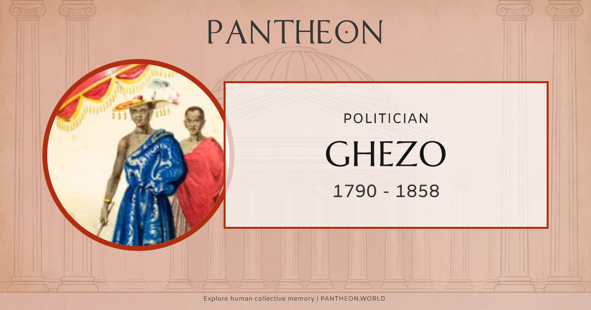 Ghezo Biography | Pantheon