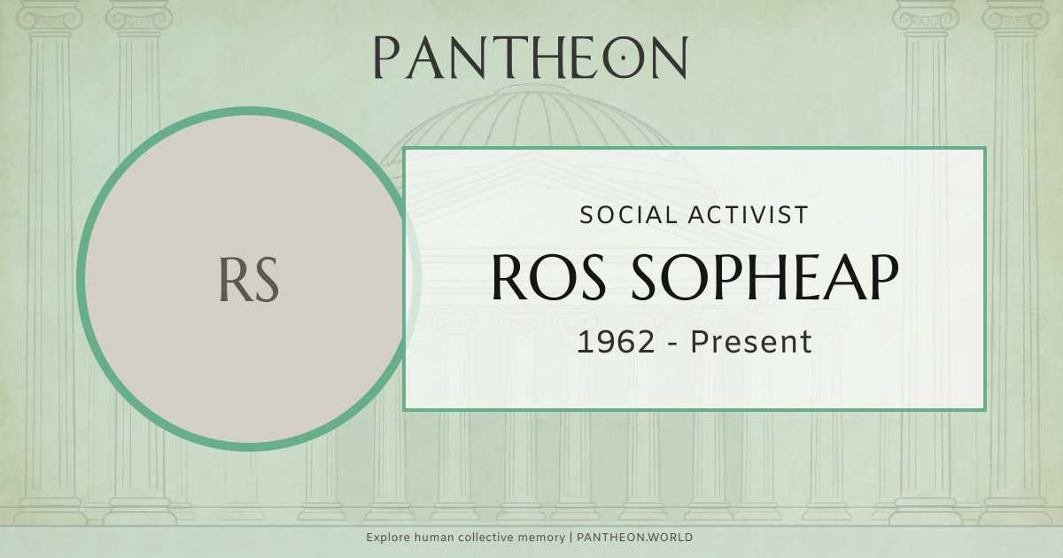 Ros Sopheap Biography | Pantheon