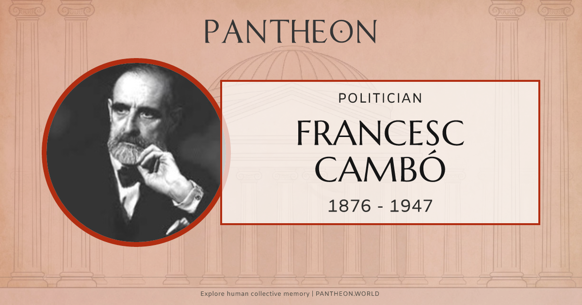Francesc Cambó Biography | Pantheon