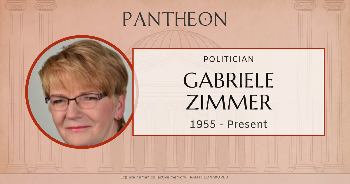 Gabriele Zimmer Biography | Pantheon