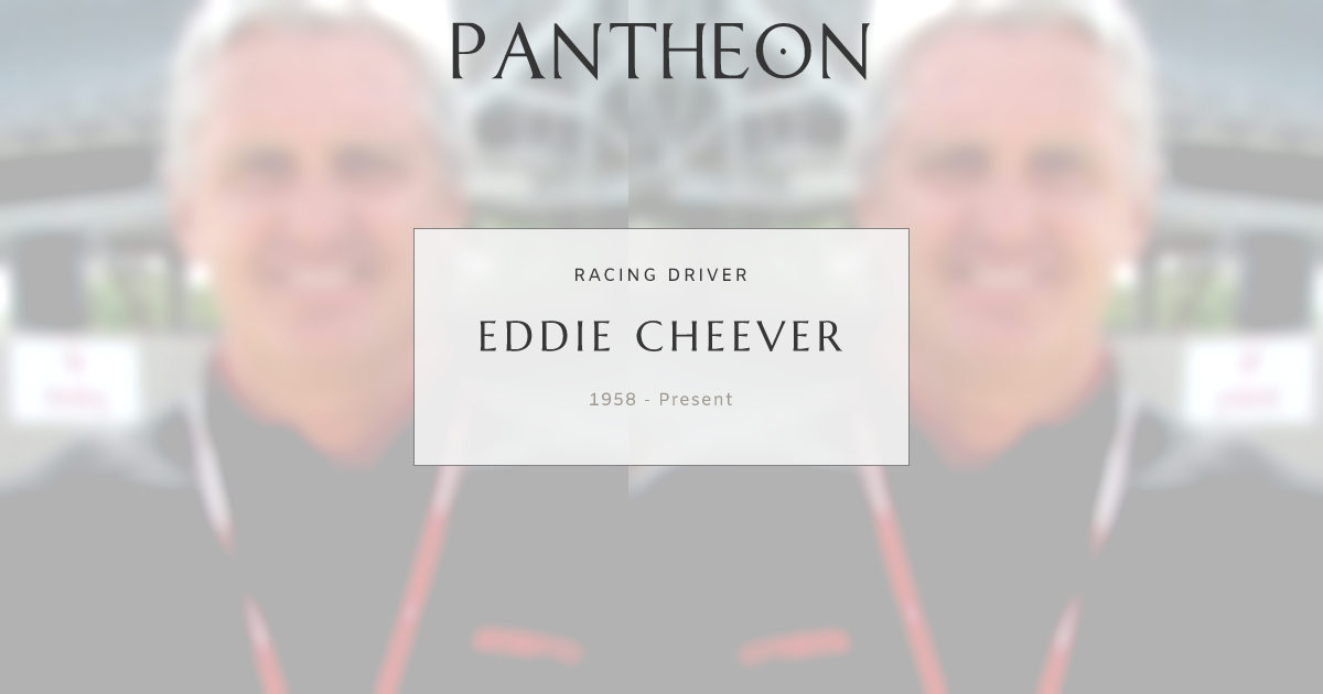 Eddie Cheever Biography | Pantheon