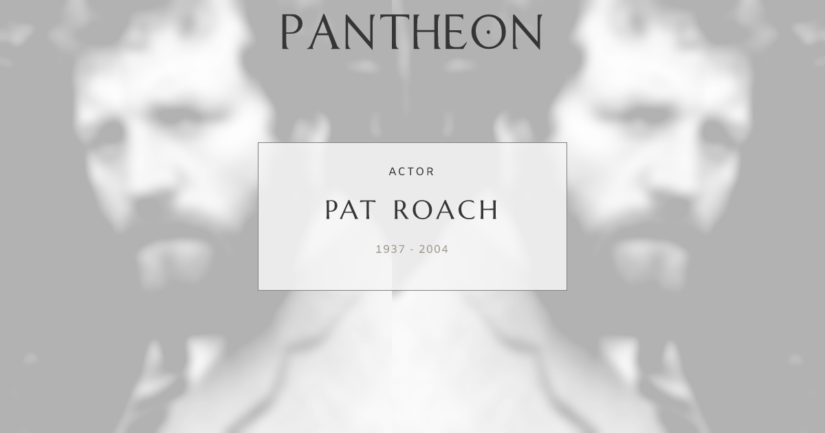 Pat Roach Biography | Pantheon