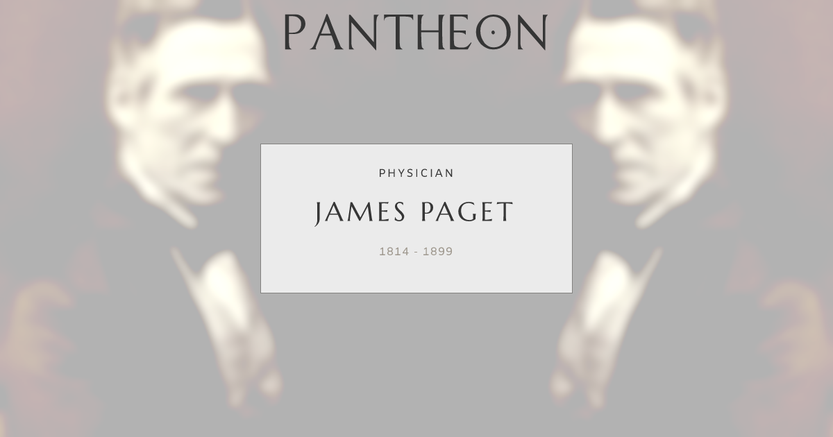 James Paget Biography | Pantheon