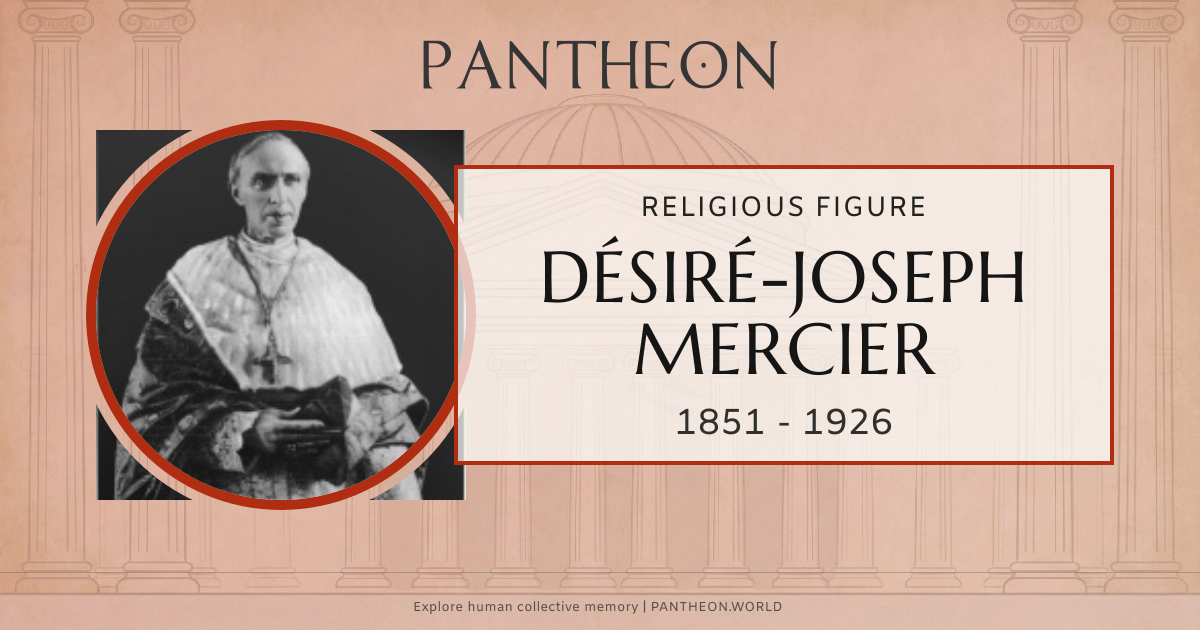 Désiré-Joseph Mercier Biography | Pantheon