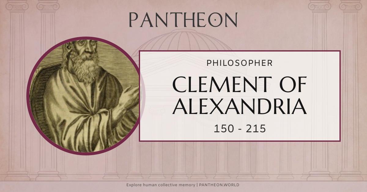 Clement of Alexandria Biography | Pantheon