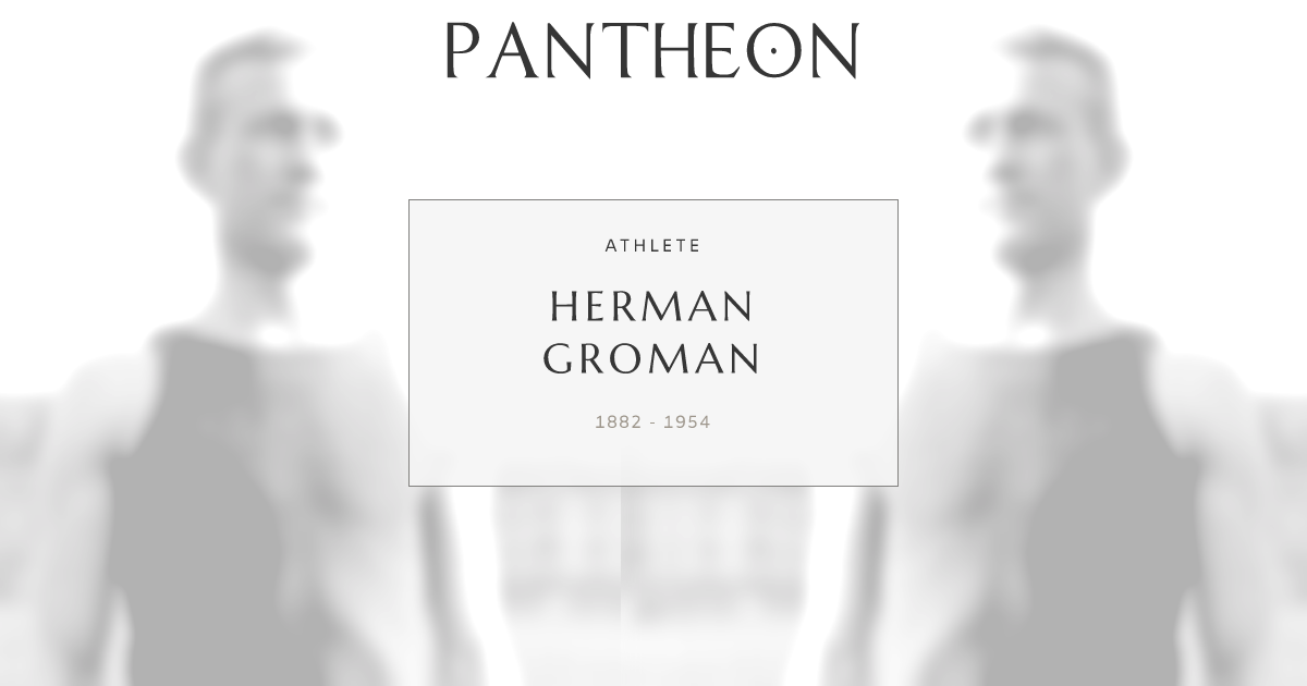 Herman Groman Biography | Pantheon